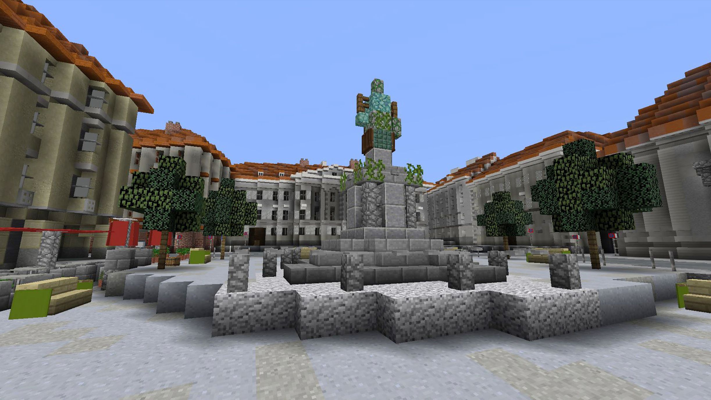 Sie bauen Graz, Österreich und die ganze Welt in Minecraft