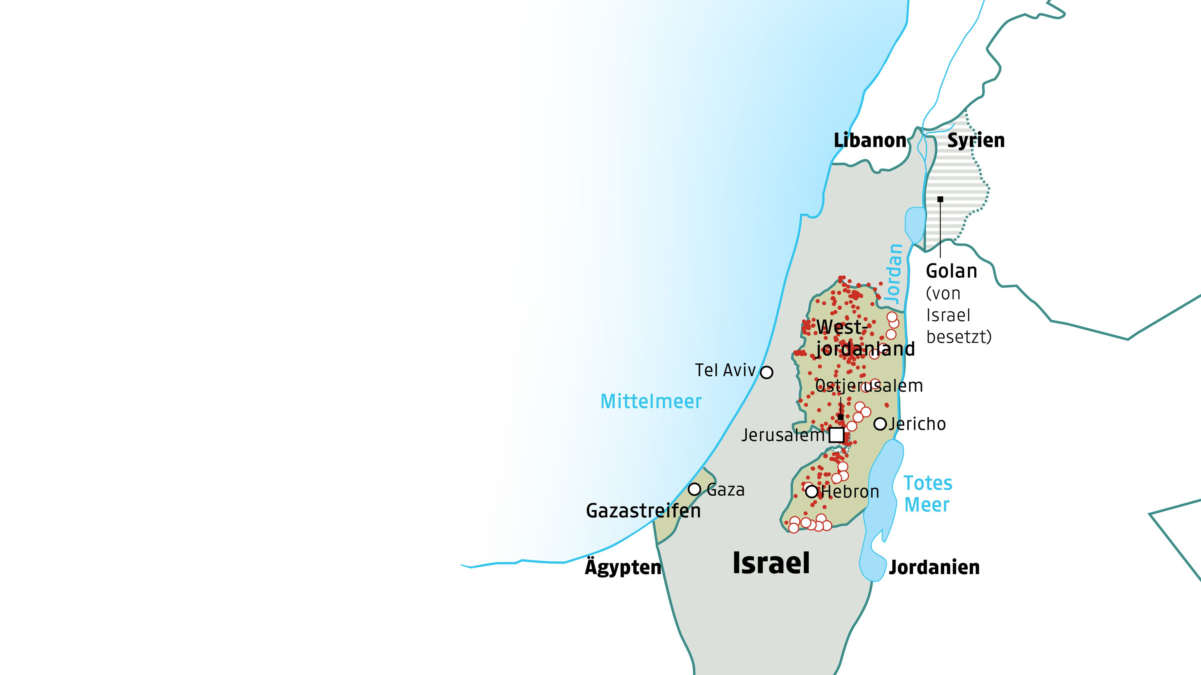 Geschichte der Gewalt: Der israelisch-palästinensische Konflikt in Karten erklärt