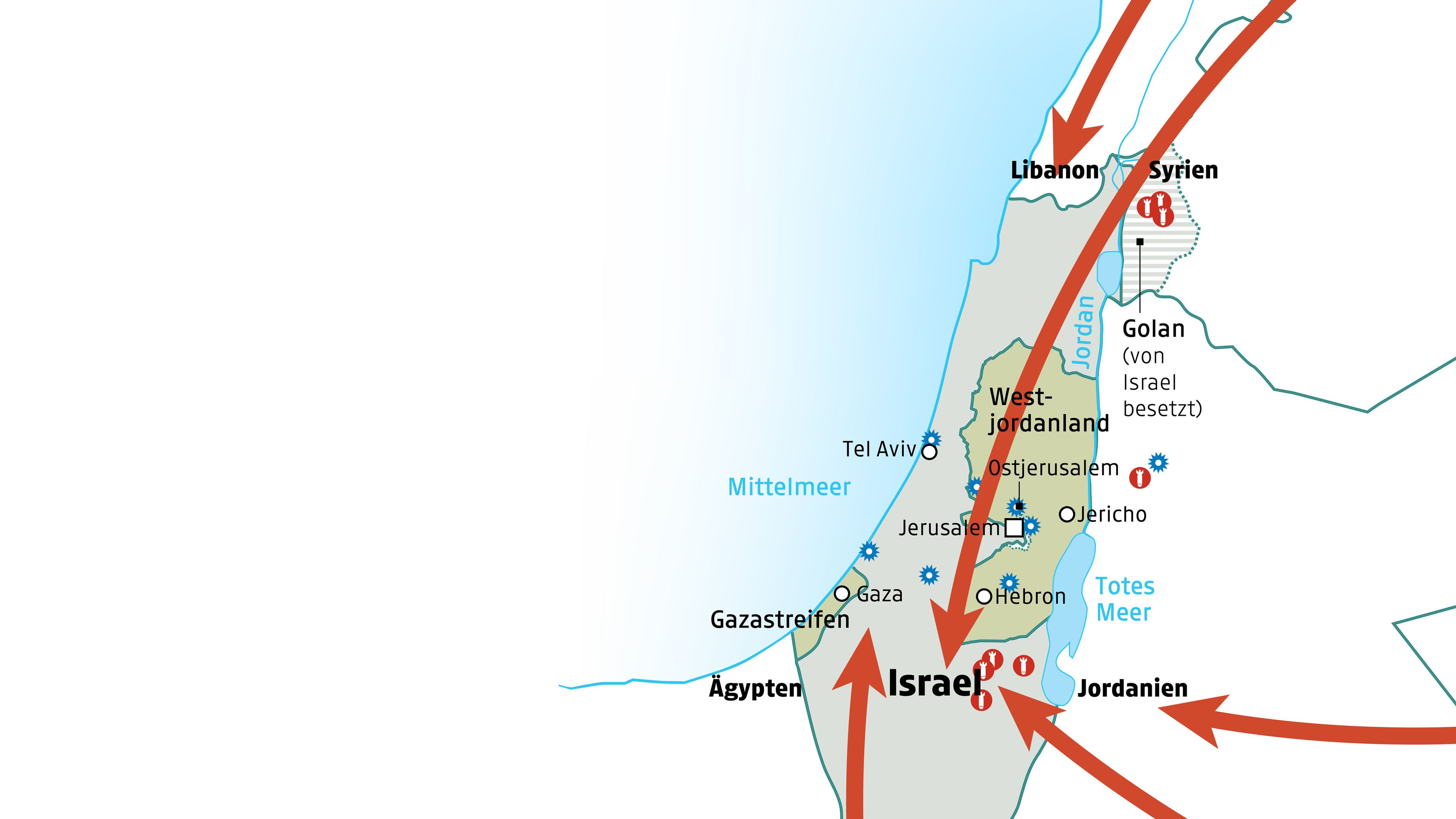 Geschichte der Gewalt: Der israelisch-palästinensische Konflikt in Karten erklärt
