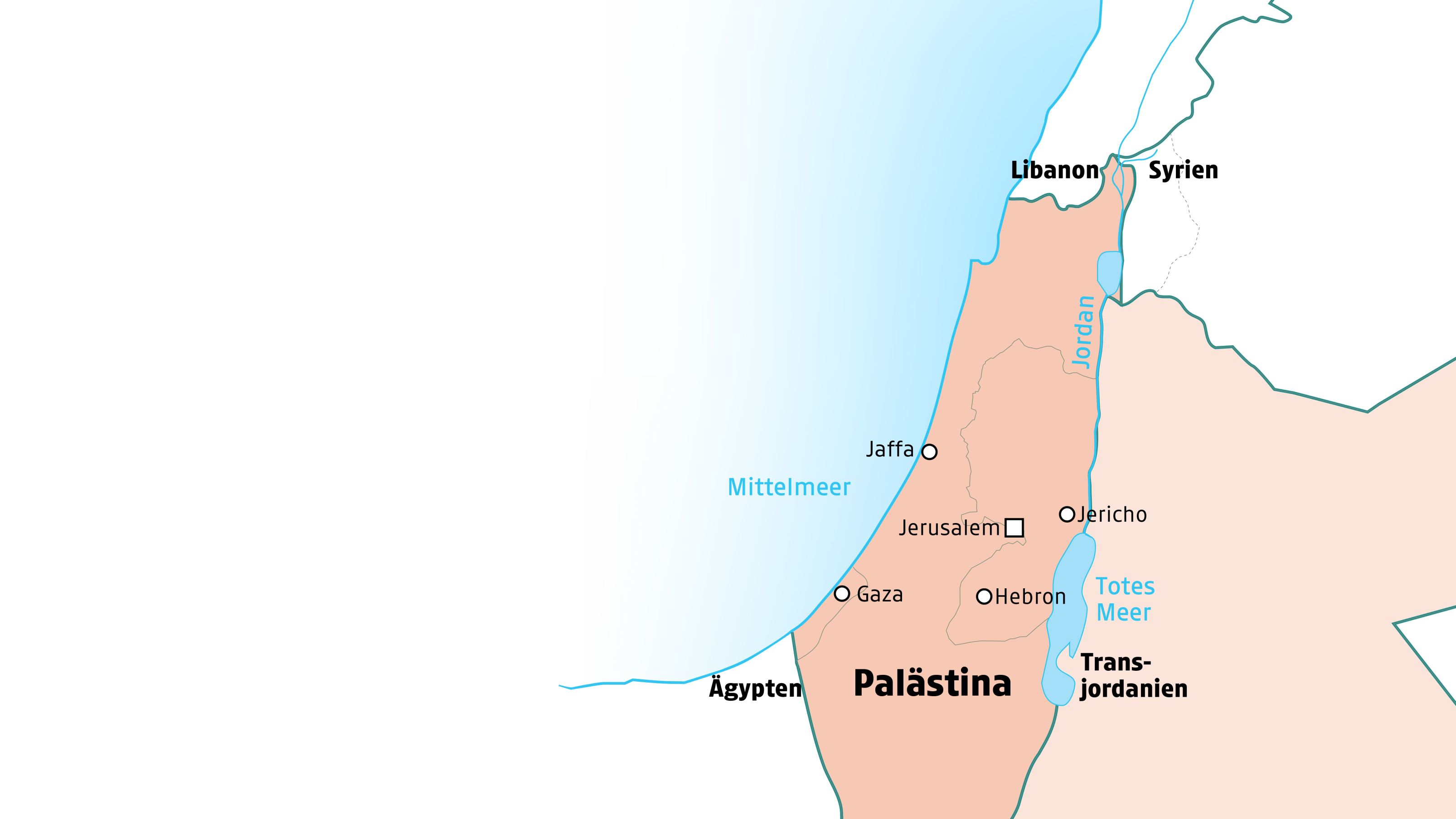 Geschichte der Gewalt: Der israelisch-palästinensische Konflikt in Karten erklärt