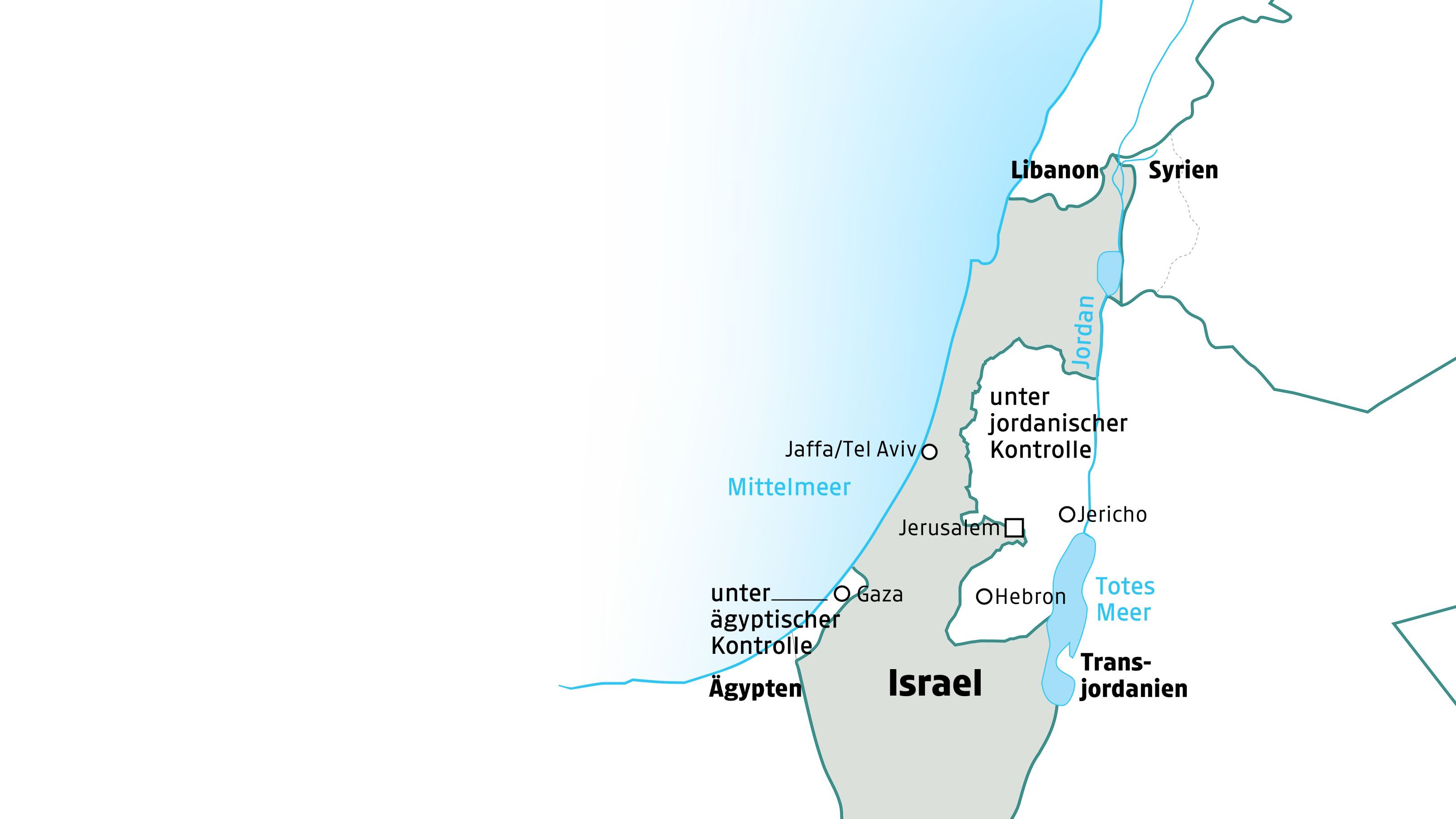 Geschichte der Gewalt: Der israelisch-palästinensische Konflikt in Karten erklärt